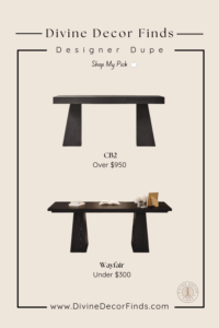Upgrade Your Workspace: A Chic Dupe for the CB2 Ridge Desk at Wayfair ...