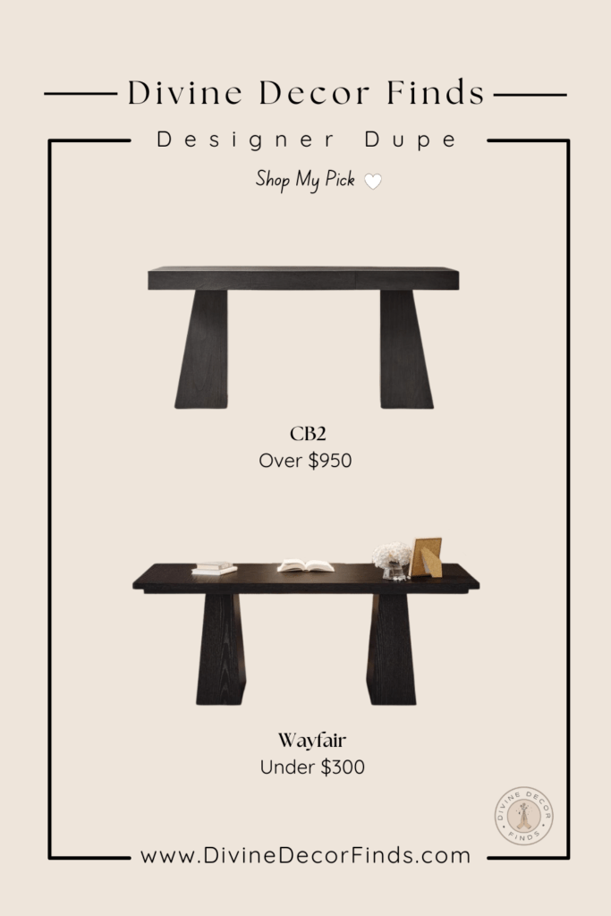 Upgrade Your Workspace: A Chic Dupe for the CB2 Ridge Desk at Wayfair ...