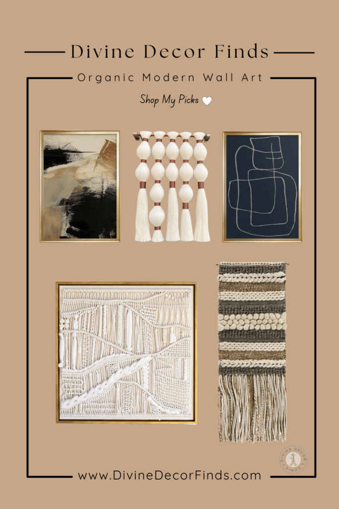 The Art of Organic Modern: Transform Your Walls with Stylish Wall Art ...