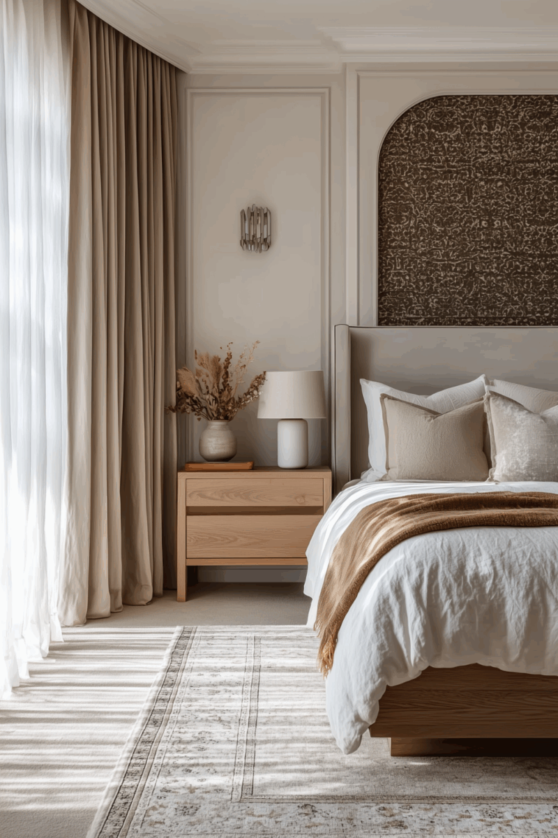Quiet Luxury Bedroom Ideas: Layer Organic Textures for a High-End Feel ...