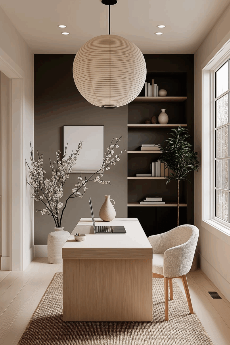 Design a Home Office Sanctuary: Organic Modern Inspo for Calm & Focus ...