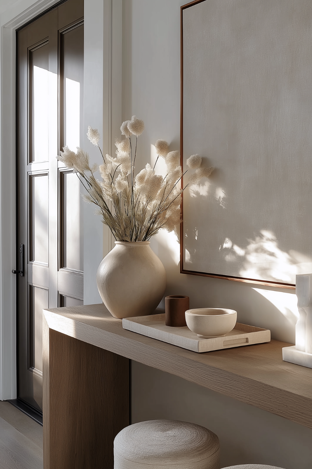 A Calm Winter Entryway: Organic Modern Ideas for a Cozy Welcome ...