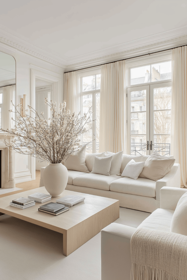 Light and Airy Living Rooms: 7 Organic Modern Styling Ideas for Spring ...
